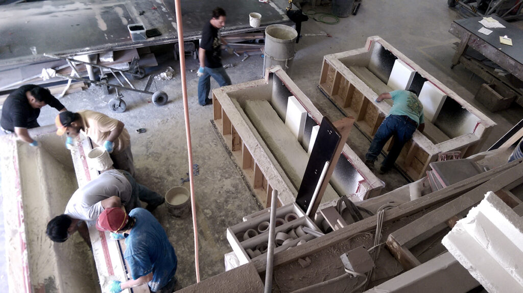 Behind the Scenes: 6th Ave Plaza GFRC Benches - Concreteworks East