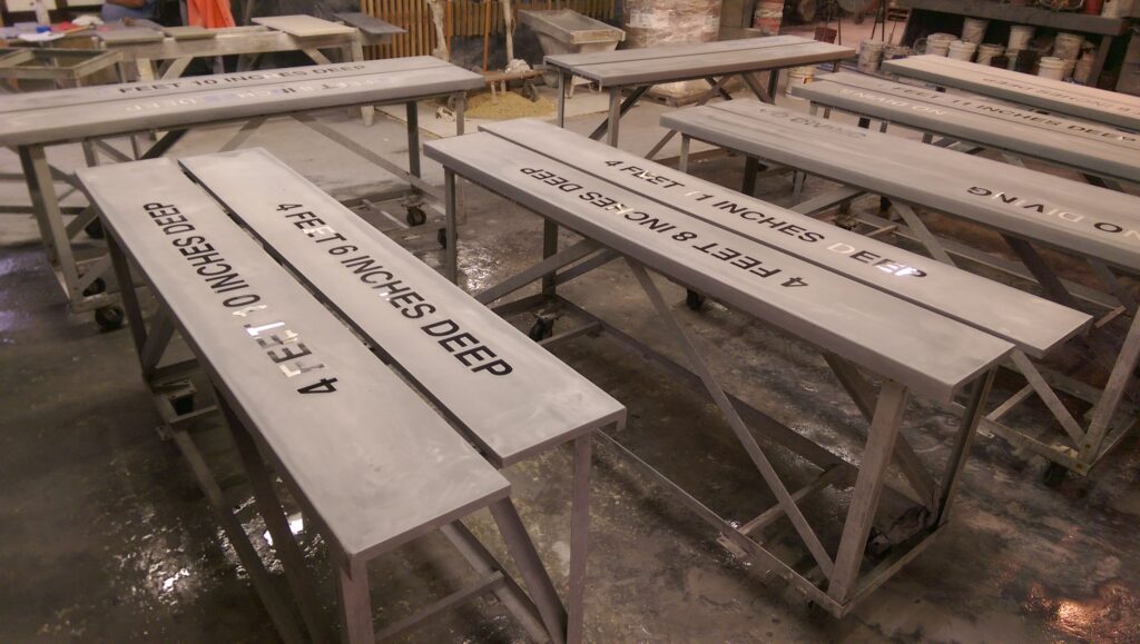 Cast In Place Lettering - Concreteworks East