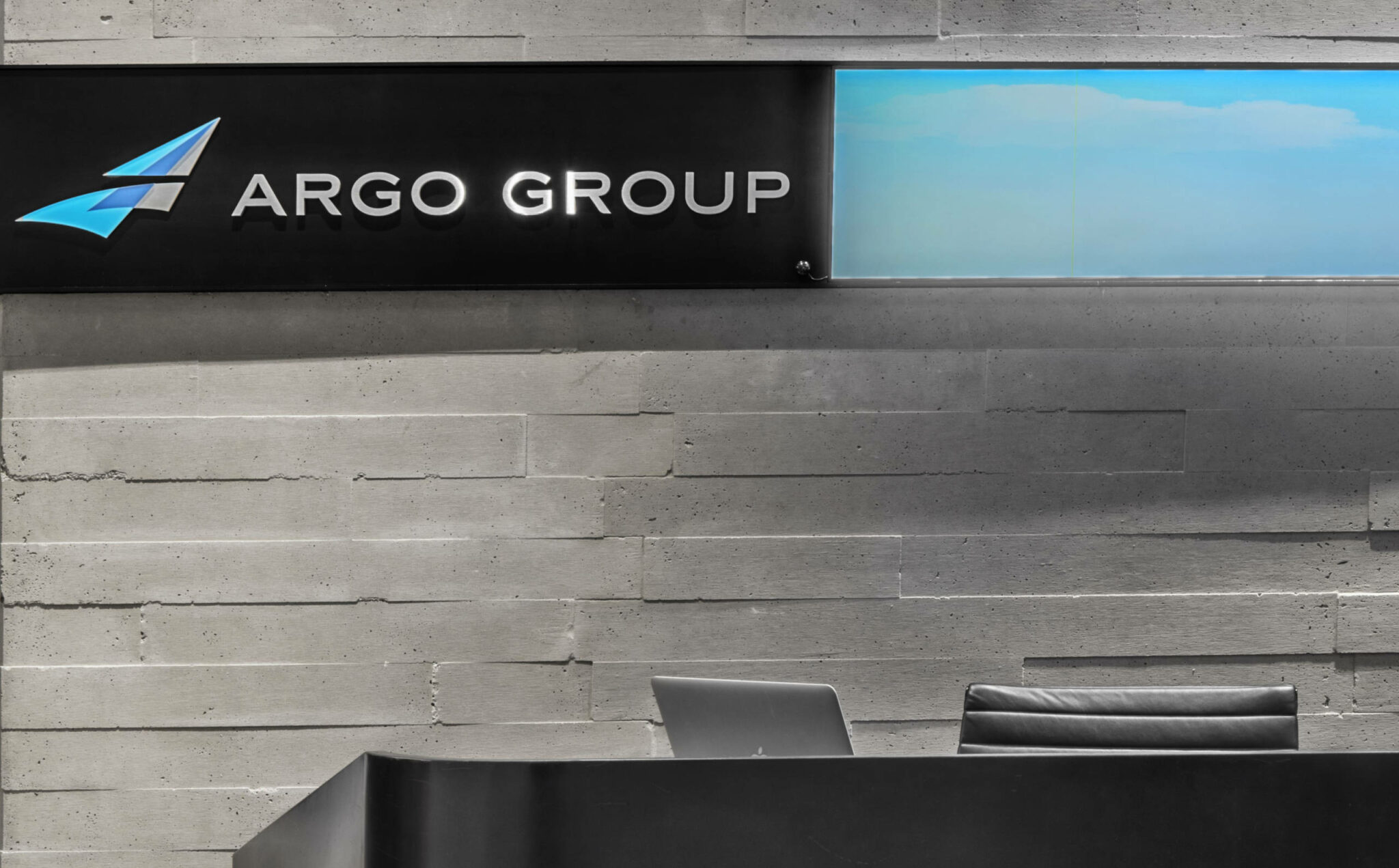 Board Form at Argo Group's NYC Office - Concreteworks East
